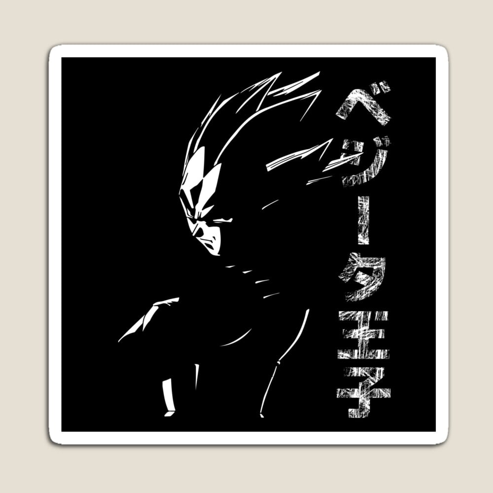 DOPASTICKER Prince Vegeta Decorative Laptop, Phone Stickers, Waterproof ...