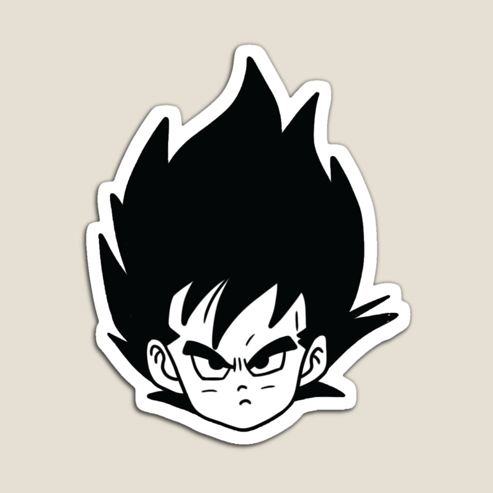 DOPASTICKER Prince Vegeta Sticker Decorative Laptop, Phone Stickers ...