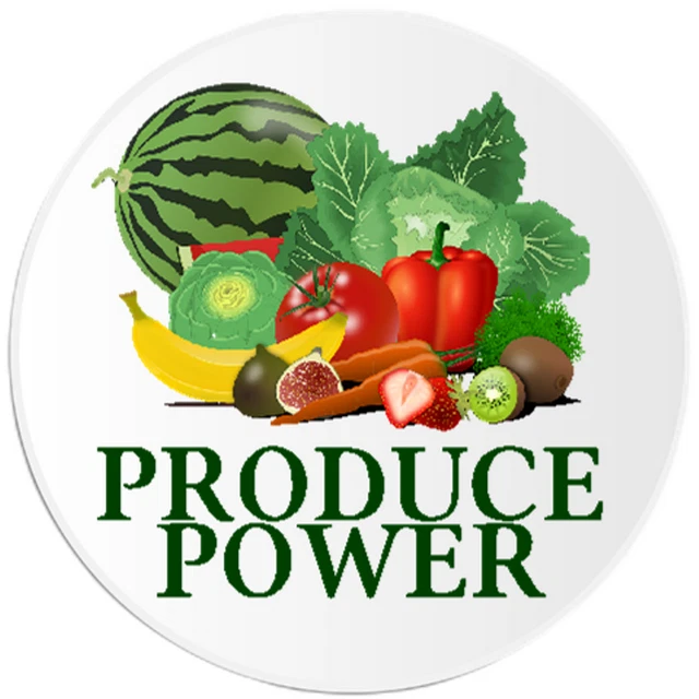 DOPASTICKER Produce Power, Fruits Vegetables Garden Phone Decal Water ...