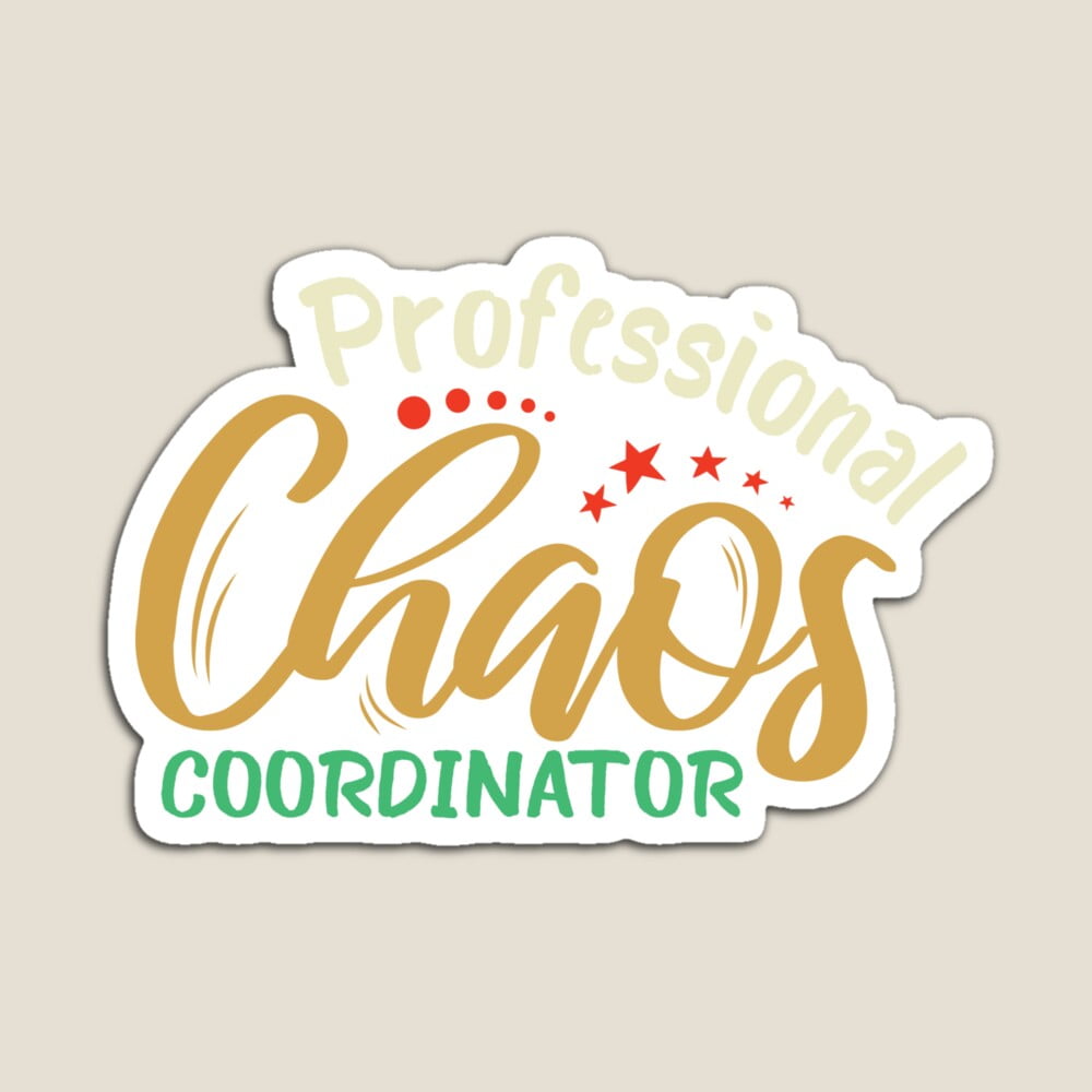 DOPASTICKER Professional Chaos Coordinator Sticker Decorative Laptop ...