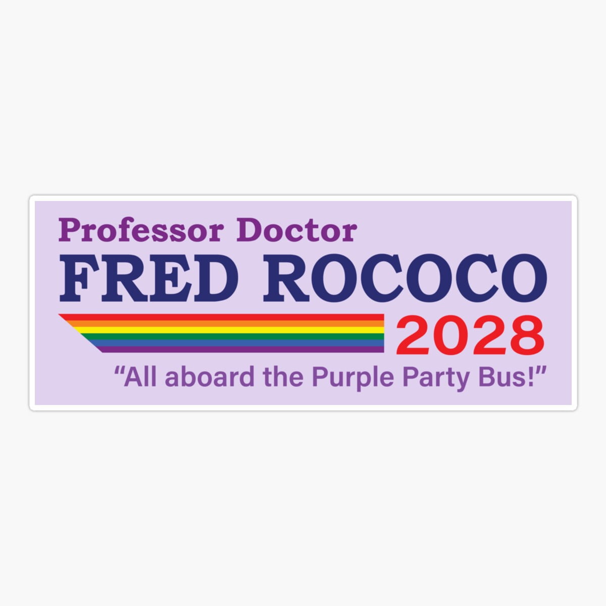 DOPASTICKER Professor Doctor Fred Rococo - Tv Show Somebody Somewhere ...