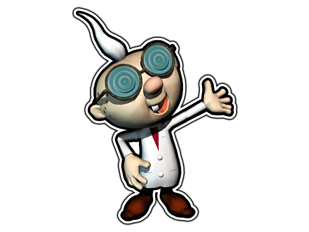 DOPASTICKER Professor Elvin Gadd Sticker Decal Phone Decal Water Bottle ...