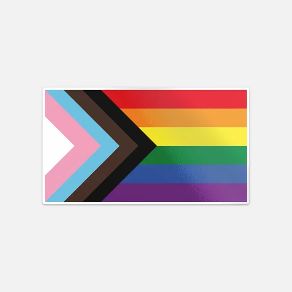 DOPASTICKER Progress Flag Car Bumper Sticker Waterproof Sticker For ...