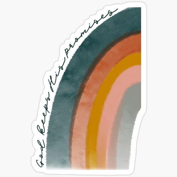 DOPASTICKER Promises Rainbow, His Timing Series - Perfect Birthday Gift ...