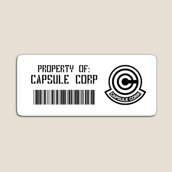 DOPASTICKER Property Of Capsule Corp V4 Decorative Laptop, Phone ...