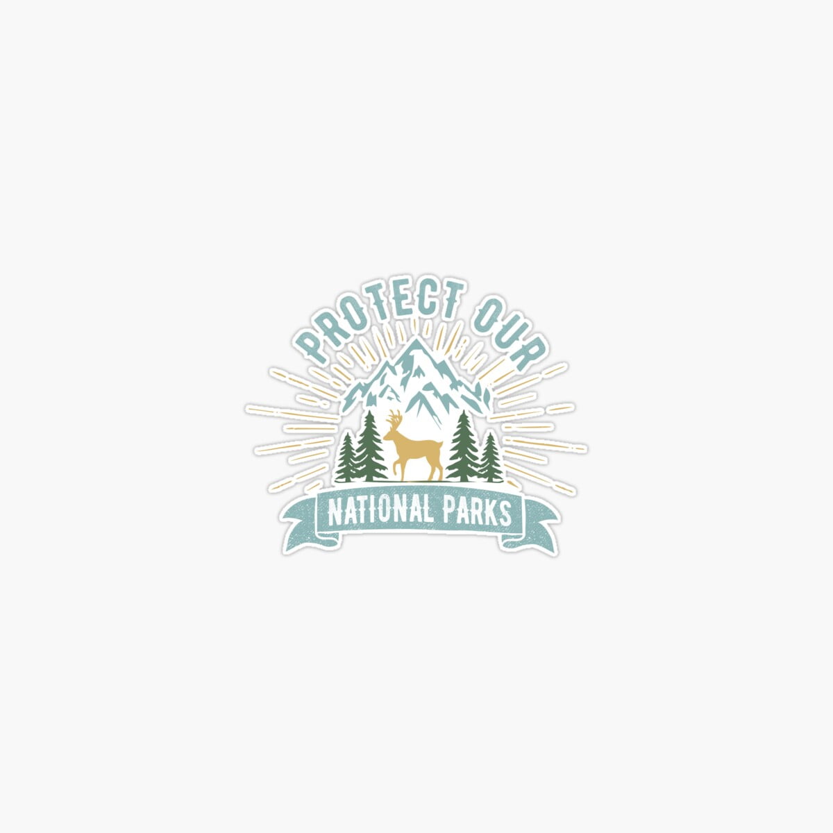 DOPASTICKER Protect Our National Parks Sticker Phone Sticker, Latop ...