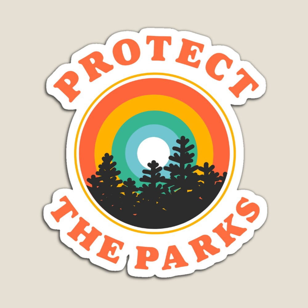DOPASTICKER Protect The Parks Sticker Decorative Laptop, Phone Stickers ...