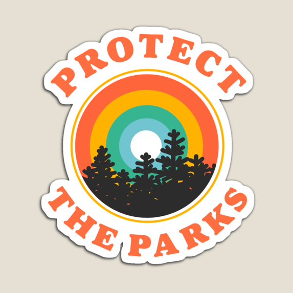 DOPASTICKER Protect The Parks Sticker Decorative Laptop, Phone Stickers ...