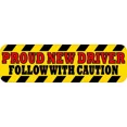 DOPASTICKER Proud Driver Sticker Vehicle Caution Car Sticker Phone ...