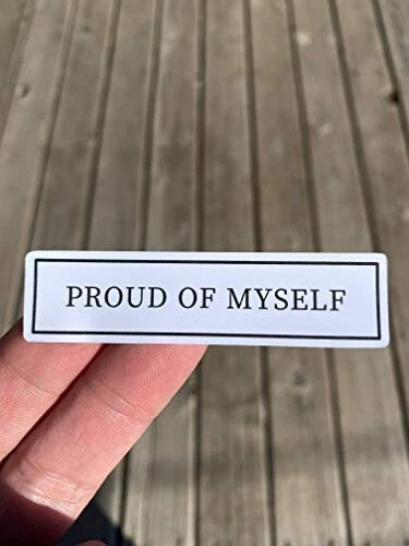 DOPASTICKER Proud Of Myself Sticker Laptop Sticker Phone Decal Water ...