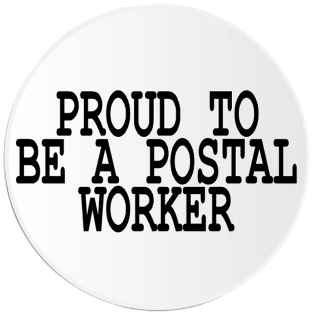 DOPASTICKER Proud To Be A Postal Worker Sticker Phone Decal Water ...