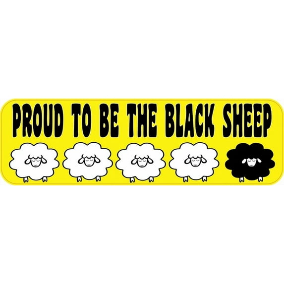 DOPASTICKER Proud To Be The Black Sheep Sticker Phone Sticker, Latop ...