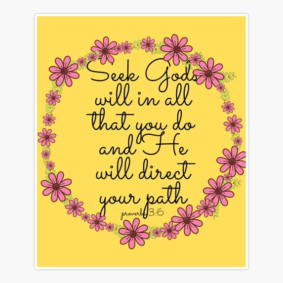 DOPASTICKER Proverb 36, Bible Verses, Bible Quotes Sticker, Phone ...