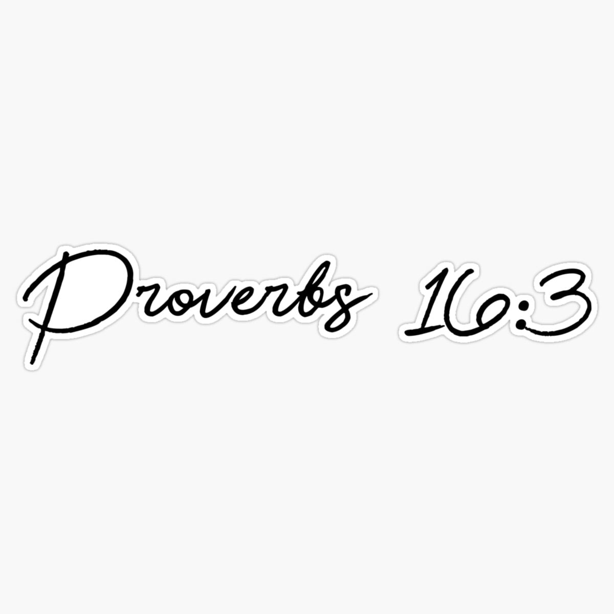 DOPASTICKER Proverbs 163 Sticker, Phone Sticker Water Bottle Sticker ...