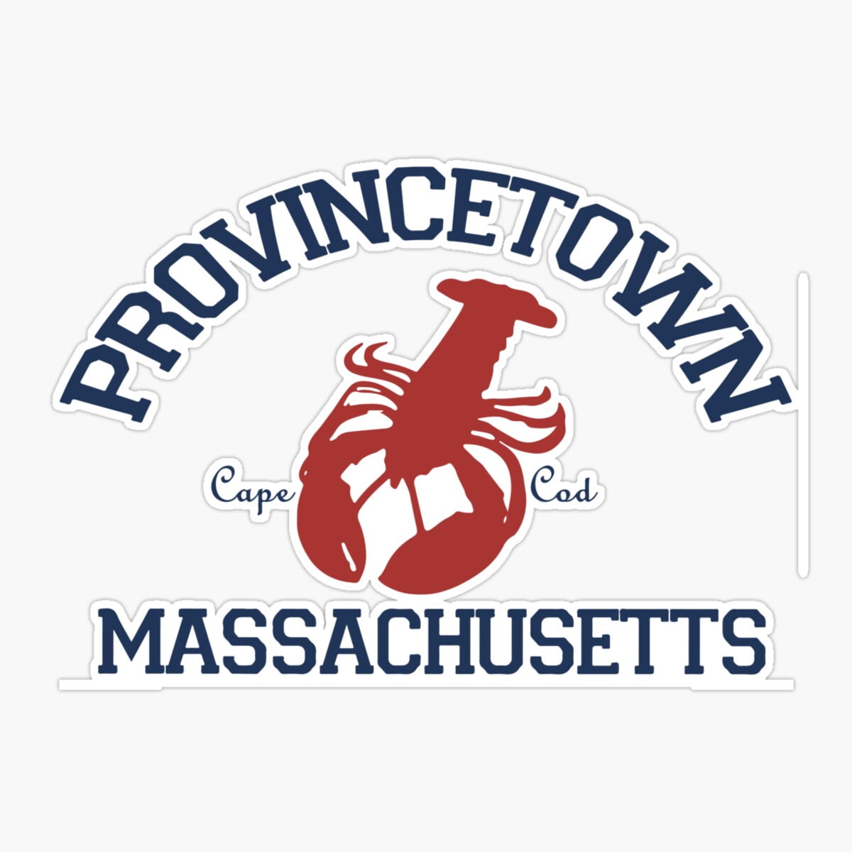 DOPASTICKER Provincetown, Cape Cod. Sticker, Phone Sticker Car Stickers ...