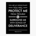 DOPASTICKER Psalm 32-7-8 - Spiritual Wall Art - Bible Verses Art ...