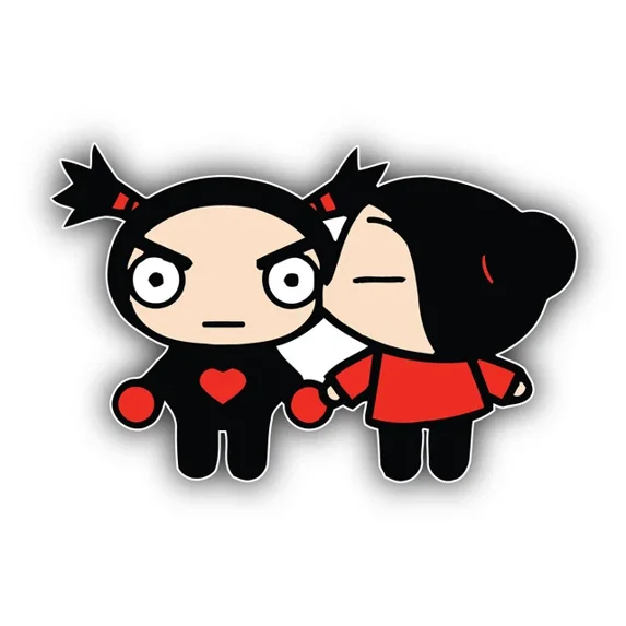DOPASTICKER Pucca Cartoon Sticker Decal Phone Decal Water Bottle ...