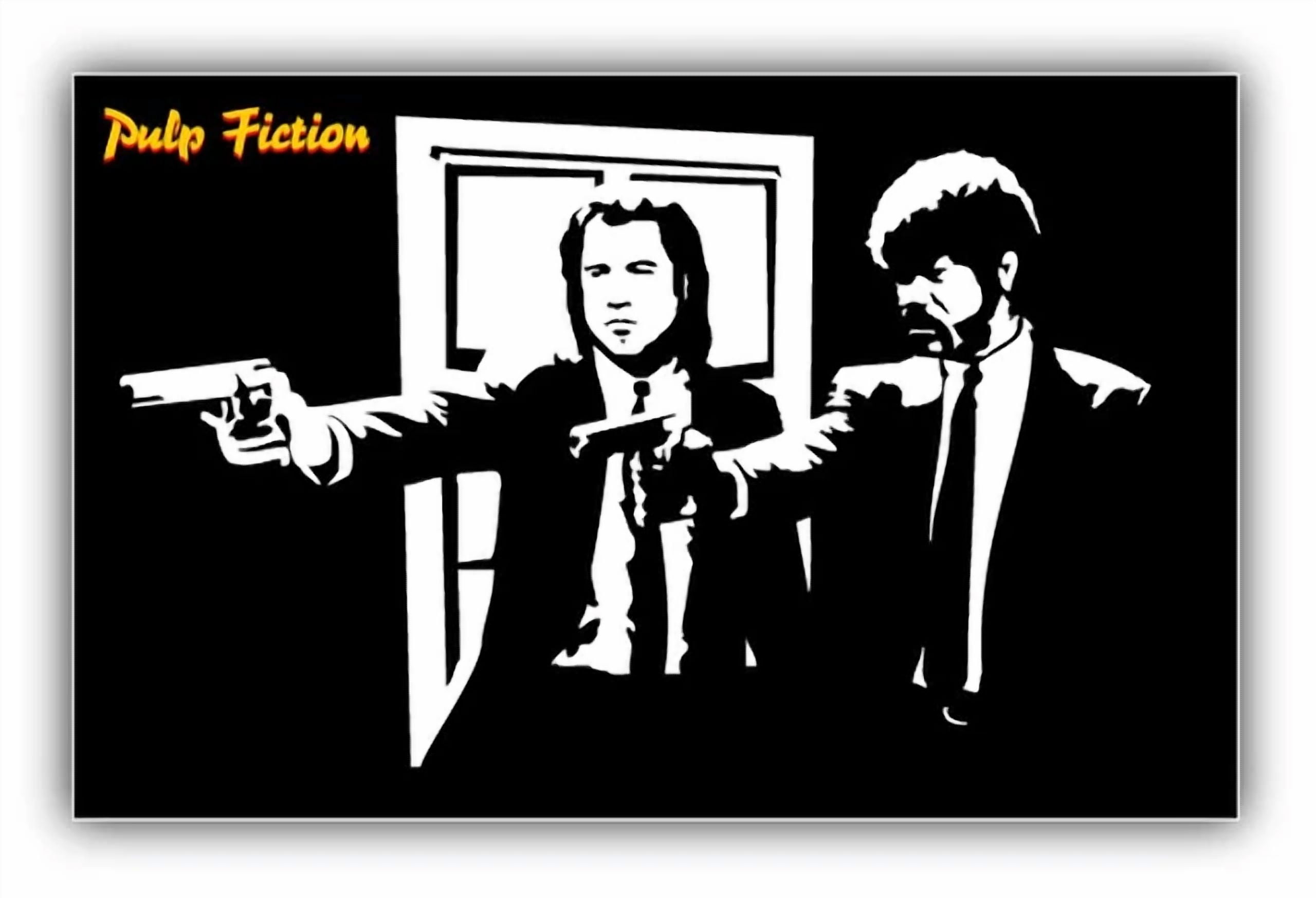DOPASTICKER Pulp Fiction Movie Sticker Decal Phone Decal Water Bottle ...