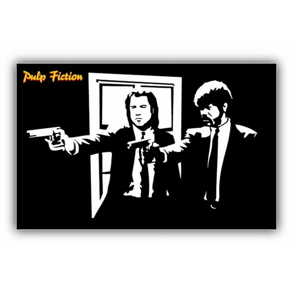 DOPASTICKER Pulp Fiction Movie Sticker Decal Phone Decal Water Bottle ...