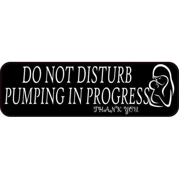 DOPASTICKER Pumping In Progress Stickers Nursery Door Sticker Phone ...