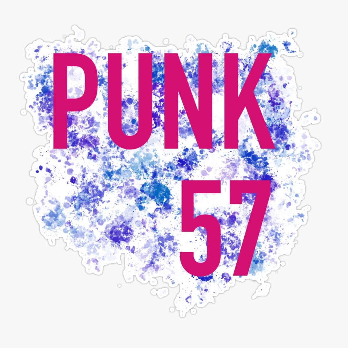 DOPASTICKER Punk 57 Logo Sticker, Phone Sticker Car Stickers, Birthday ...