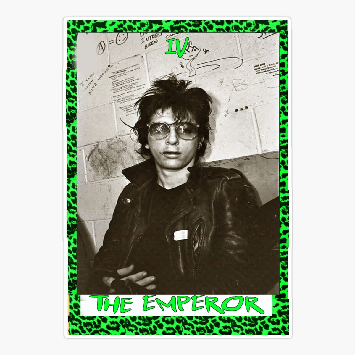 DOPASTICKER Punk Tarot - The Emperor - Johnny Thunders Sticker, Phone ...