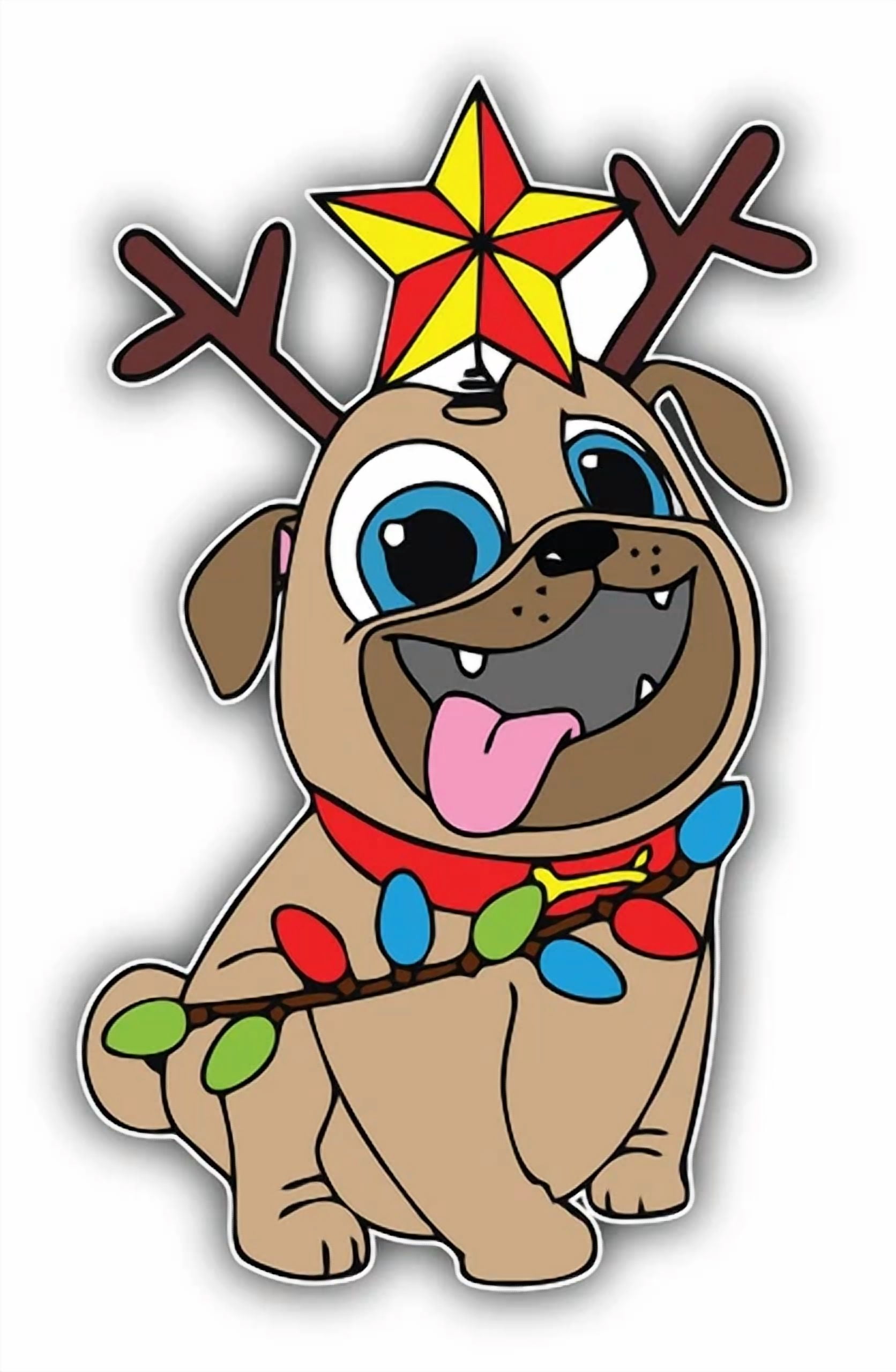 DOPASTICKER Puppy Dog Pals Cartoon Rolly Sticker Decal Phone Decal ...