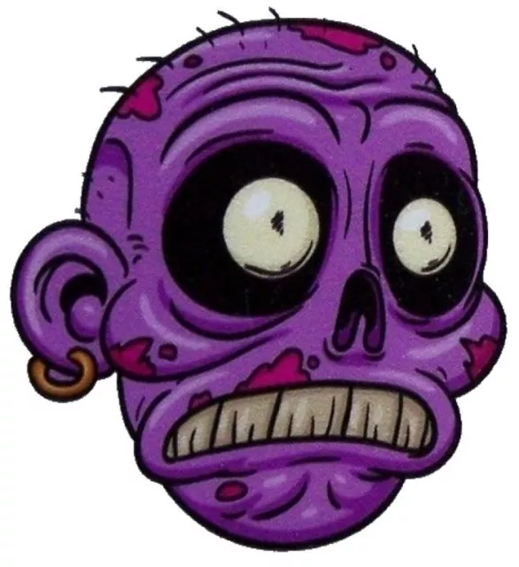 DOPASTICKER Pur. Zombie Sticker Hard Hat Sticker Laptop Sticker Phone ...