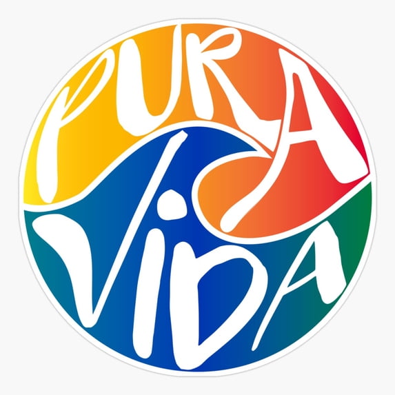 DOPASTICKER Pura Vida Sticker, Phone Sticker Water Bottle Sticker Car ...