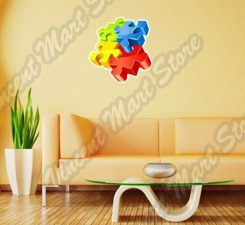 DOPASTICKER Puzzle Board Logic Game Brain Jigsaw Wall Sticker Room ...