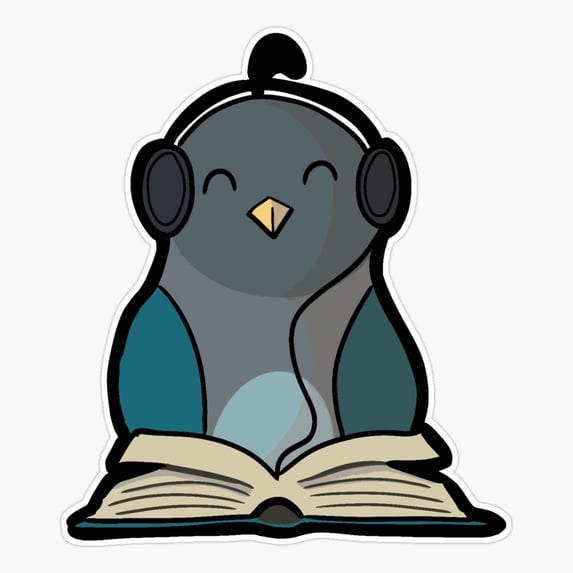 DOPASTICKER Quail Audiobook Sticker, Phone Sticker Water Bottle Sticker ...