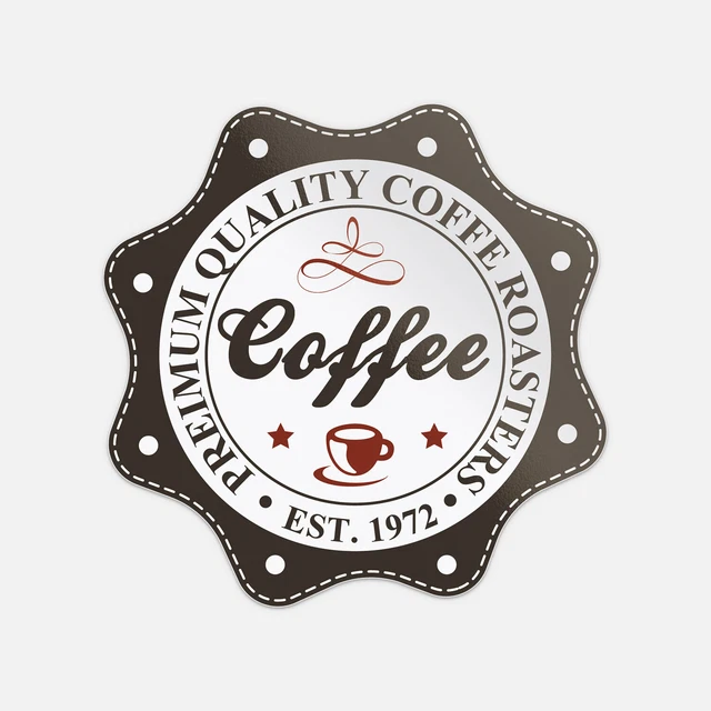 DOPASTICKER Quality Coffee Roasters Sticker Phone Decal Water Bottle ...