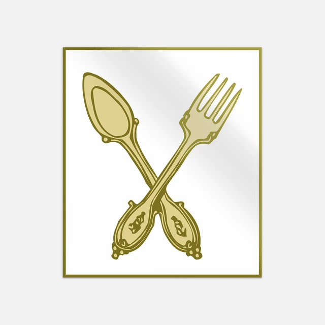 DOPASTICKER Quality Mark Emblem Cutlery Sticker Decal Phone Decal Water ...