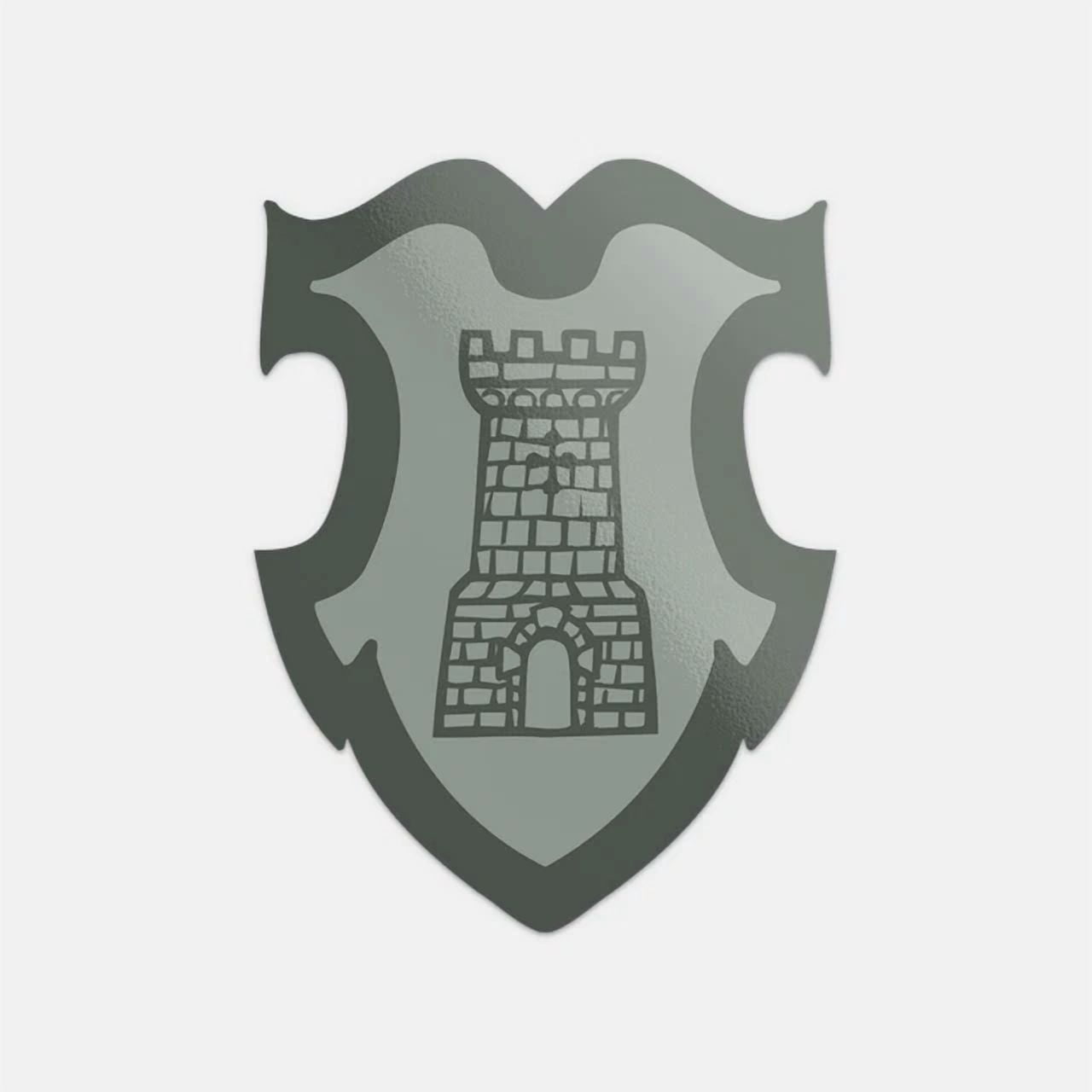 DOPASTICKER Quality Mark Emblem Tower Shield Sticker Decal Phone Decal ...