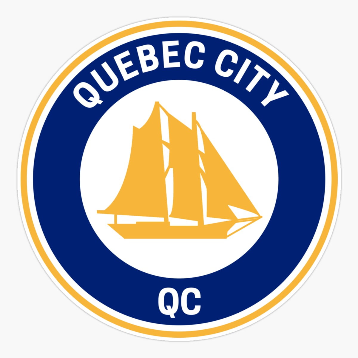 DOPASTICKER Quebec City Quebec Sticker, Phone Sticker Car Sticker ...