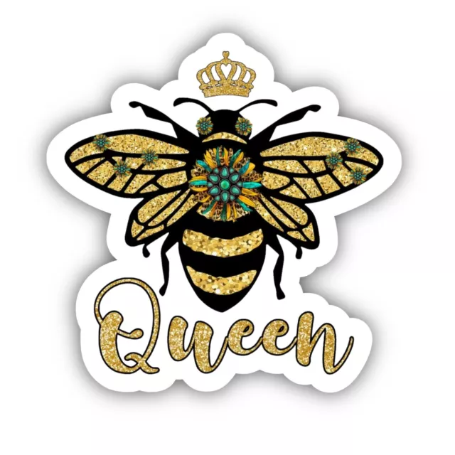DOPASTICKER Queen Bee Sticker Cute Hive Honey Girl Power Beekeeping ...