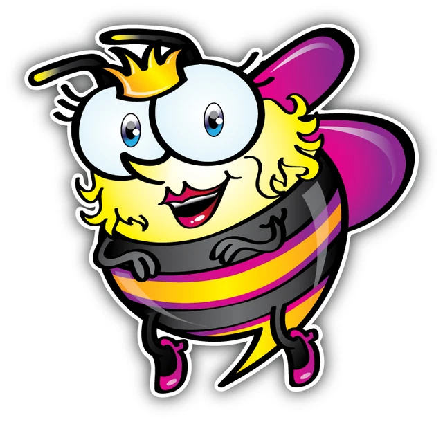 DOPASTICKER Queen Bee Sticker Decal Phone Decal Water Bottle Stickers ...
