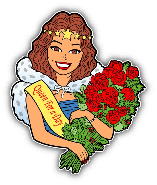 DOPASTICKER Queen For A Day Bouquet Sticker Decal Phone Decal Water ...