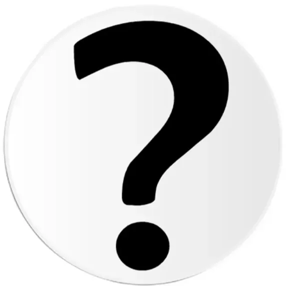 DOPASTICKER Question Mark, Punctuation Ask Phone Decal Water Bottle ...