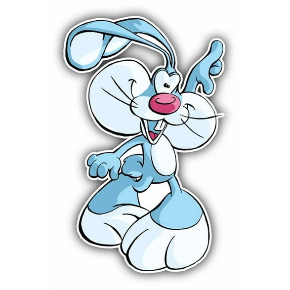 DOPASTICKER Rabbit Cartoon Sticker Decal Phone Decal Water Bottle ...
