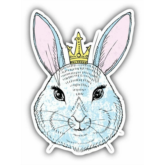 DOPASTICKER Rabbit King Car Sticker Phone Water Bottle Stickers, Cars ...