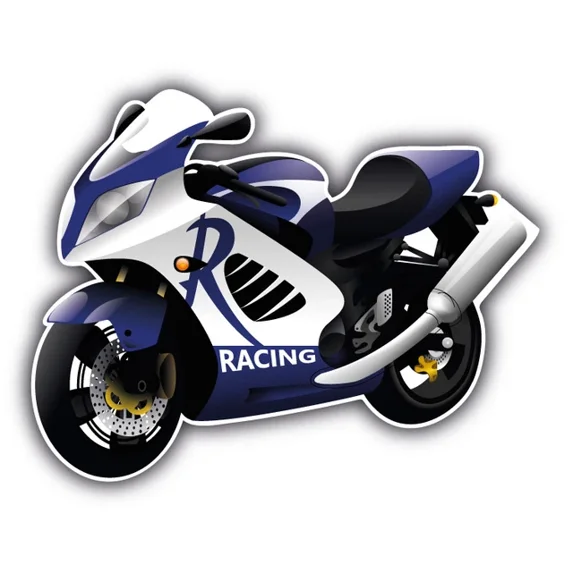 DOPASTICKER Racing Motorcylce Sticker Decal Phone Decal Water Bottle ...
