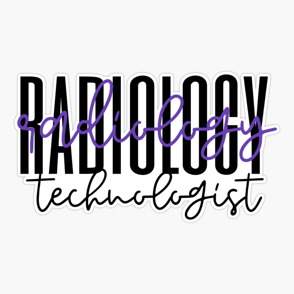 DOPASTICKER Radiology Technologist Sticker, Phone Sticker Car Stickers ...