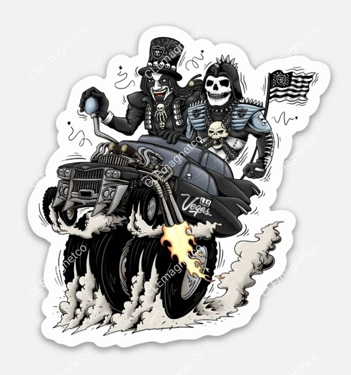 DOPASTICKER Raiders Sticker - Sin City Football Raiders Nation Oakland ...