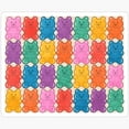 DOPASTICKER Rainbow Jelly Bears Pattern Sticker Birthday Gifts ...