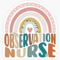 DOPASTICKER Rainbow Observation Nurse Groovy Medical Observation Unit ...
