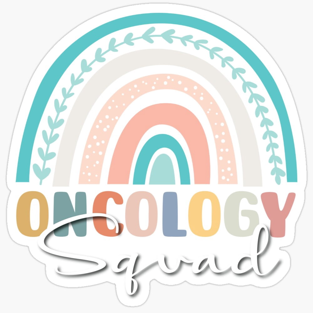 DOPASTICKER Rainbow Oncology Squad Nurse Oncologist Team Medical ...
