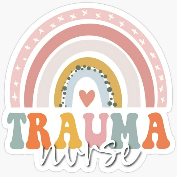 DOPASTICKER Rainbow Trauma Nurse Emergency Nurse Week Registered Nurse ...