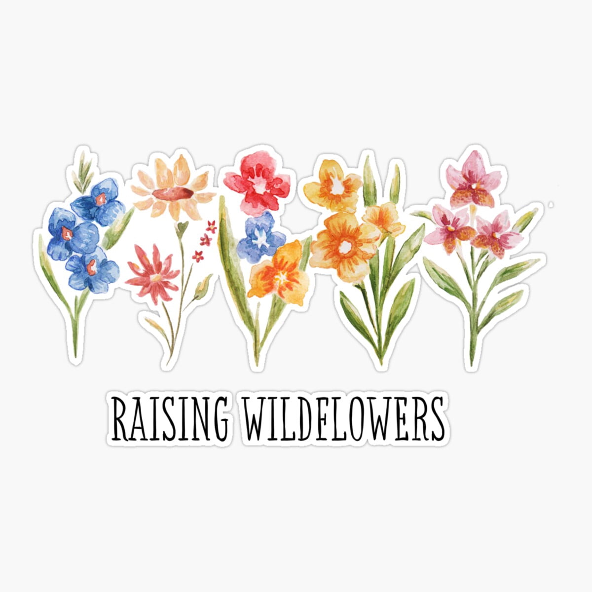 DOPASTICKER Raising Wildflowers And Wildlife Sticker, Phone Sticker Car ...