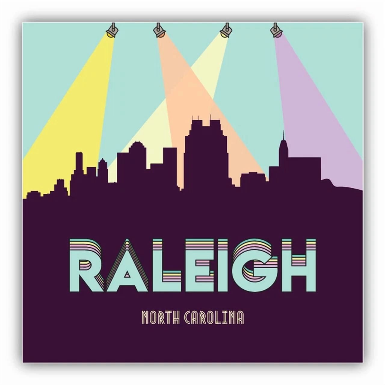 DOPASTICKER Raleigh City North Carolina Usa State Sticker Decal Phone ...